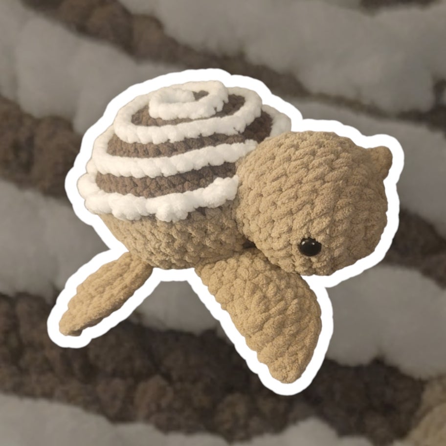 Cinnamon Roll Turtle | Nyknaks By Nyk